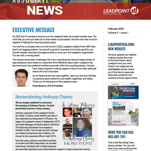 Associate Resources - Leadpoint USA